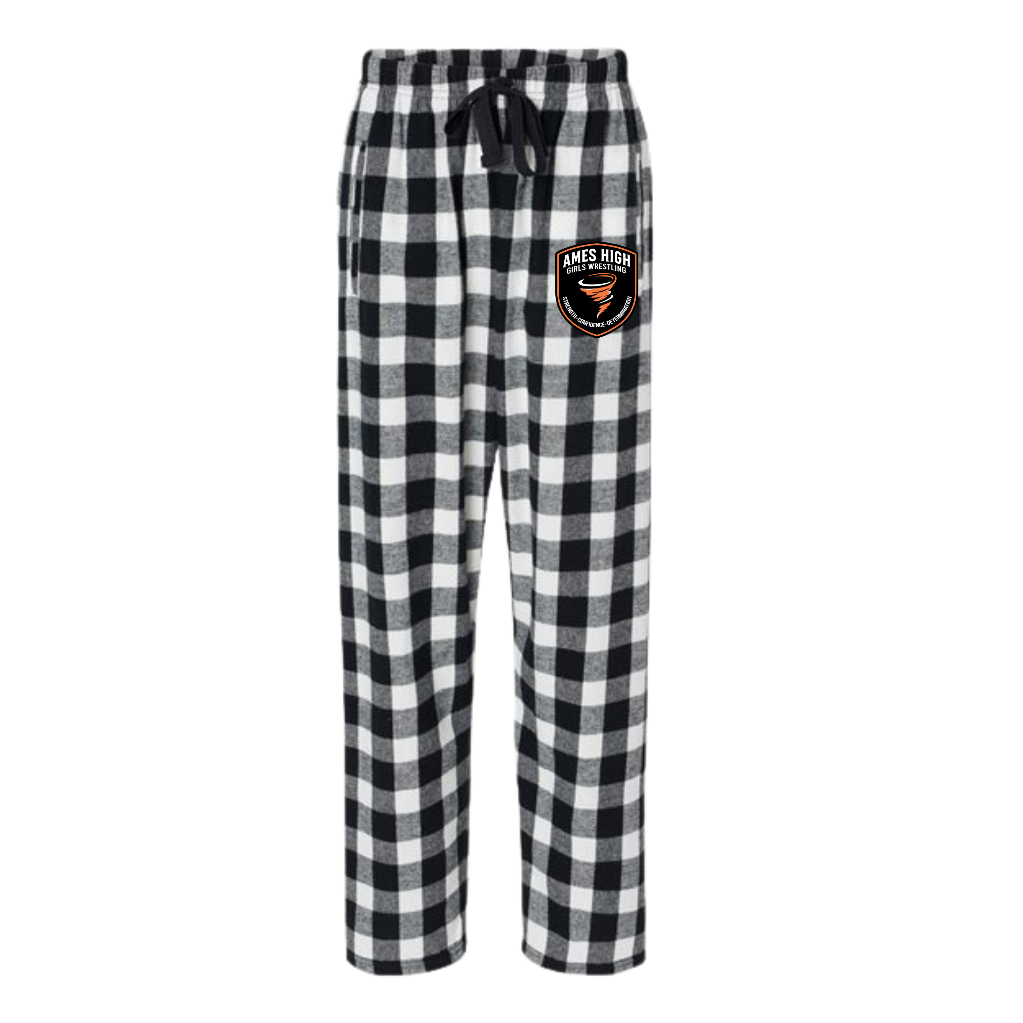 PRE ORDER Ames Girls Wrestling Flannel Pants – Chain Wrestling